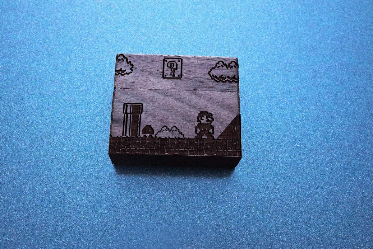 Super Mario Engagement Ring Box, Super Mario Jewelry Box, Super Mario