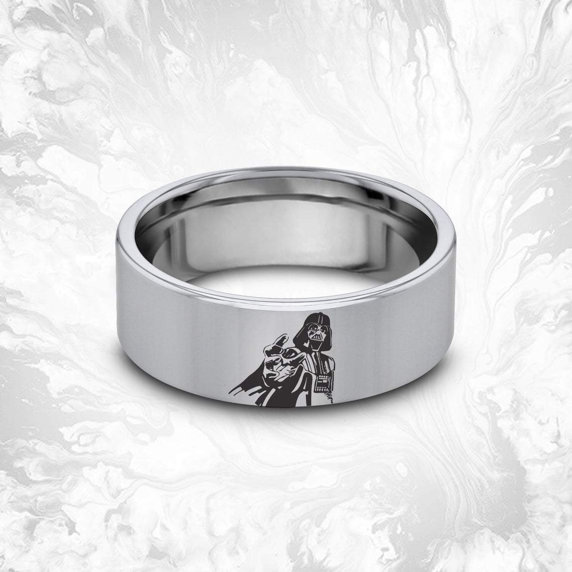 Darth Vader Ring, Darth Vader Jewelry, Darth Vader Wedding Ring for Me