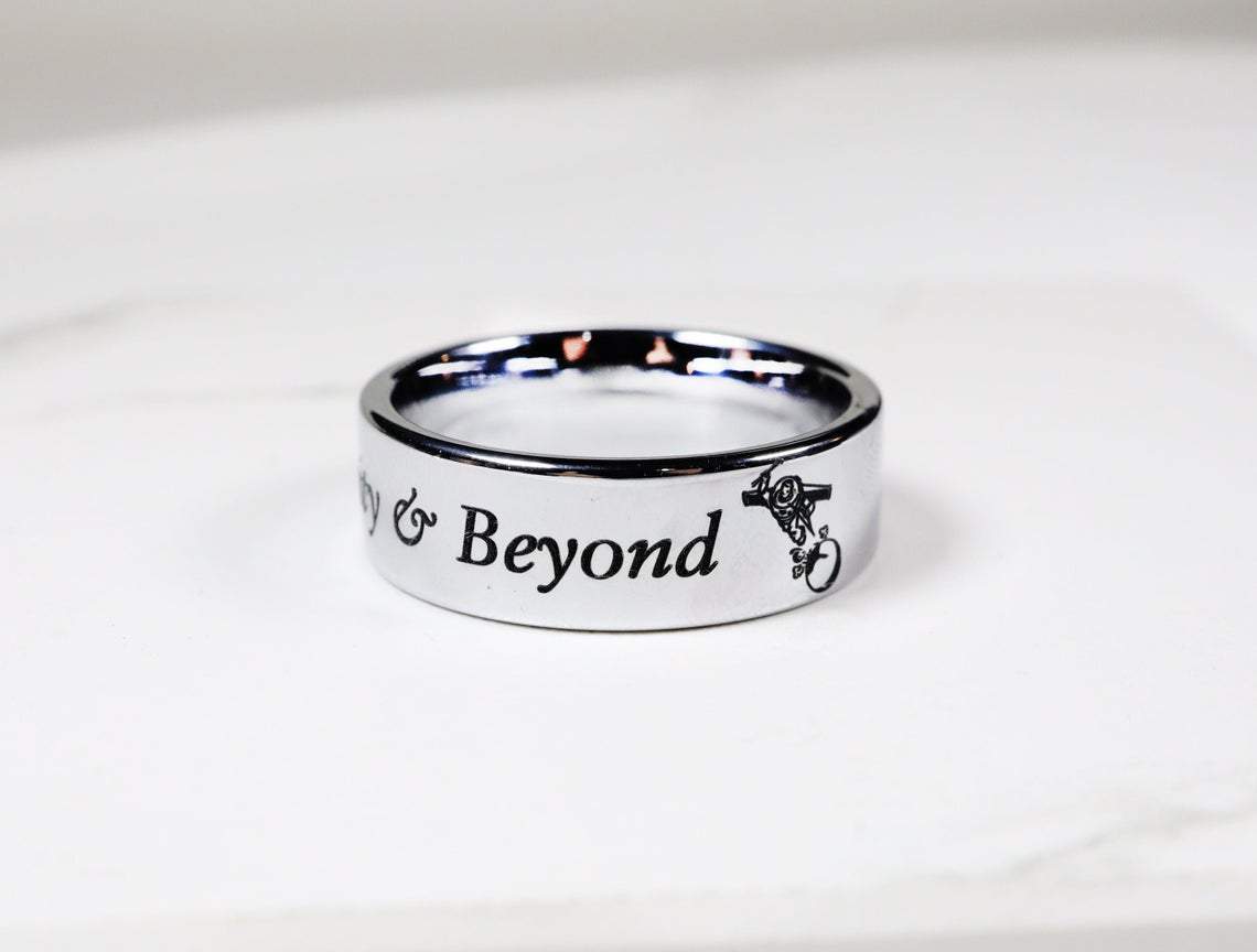 Disney Toy Story Wedding Band, To Infinity and Beyond Ring, Toy Story